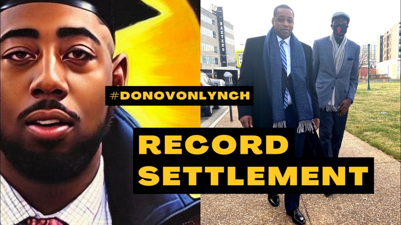 #DonovonLynch Attorney Justin Fairfax Speaks on $3M Settlement with ...