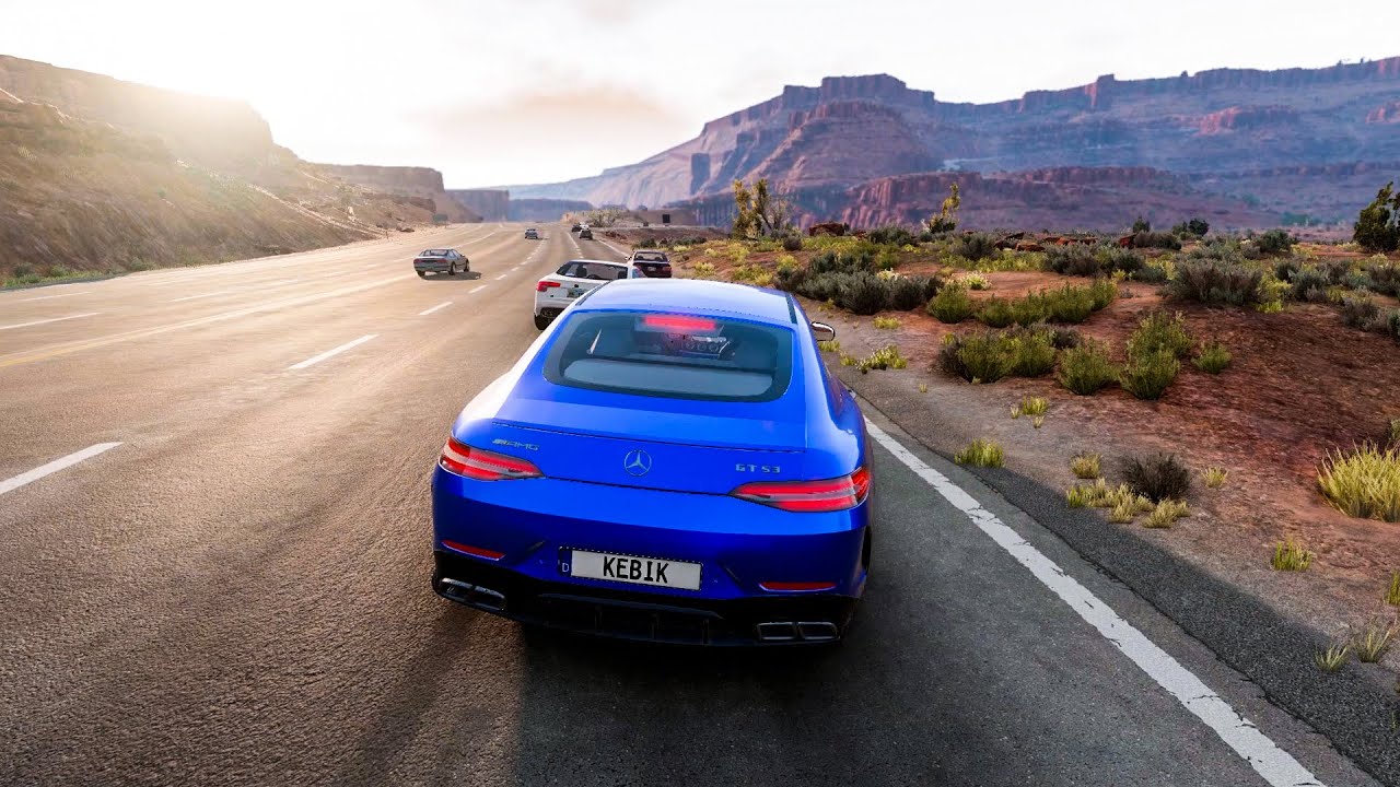 DANGEROUS DRIVING and CRASHES on Mercedes-Benz AMG GT - BeamNG.Drive ...