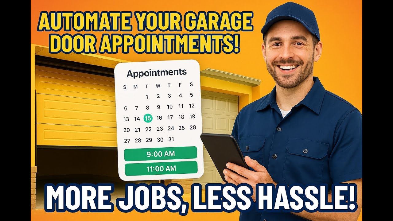 Automated Appointment Booking for Garage Door Services - YouTube