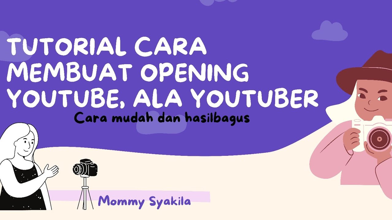 Cara membuat opening video youtube dengan aplikasi Inshot. Mudah ...