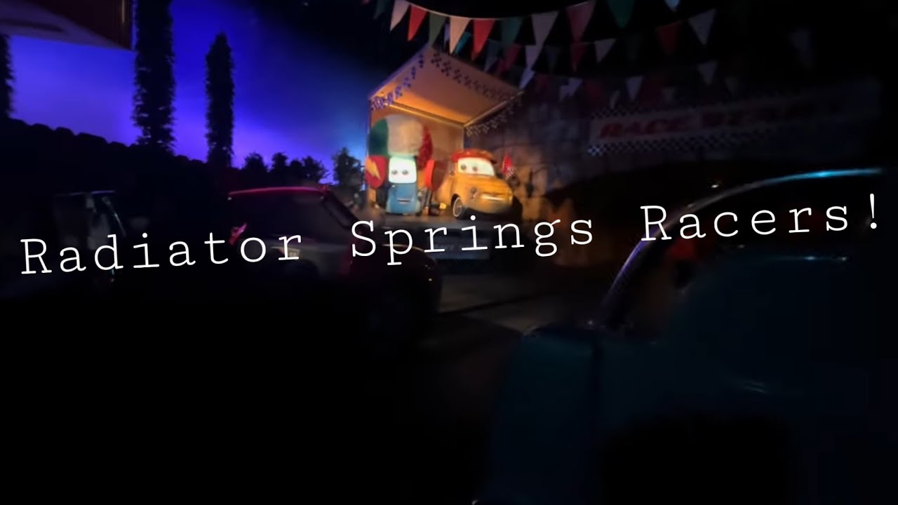 Radiator Springs Racers At DCA! POV! | JohnMaiTeam - YouTube