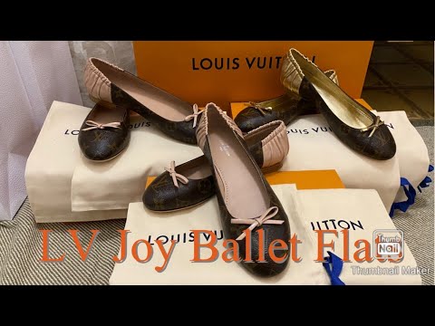 Louis Vuitton JOY BALLET FLATS (BALLERINAS) review+ sizing preference+unboxing