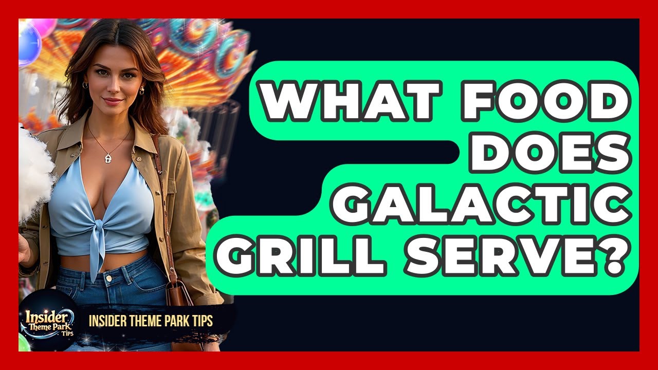 What Food Does Galactic Grill Serve? - Insider Theme Park Tips - YouTube