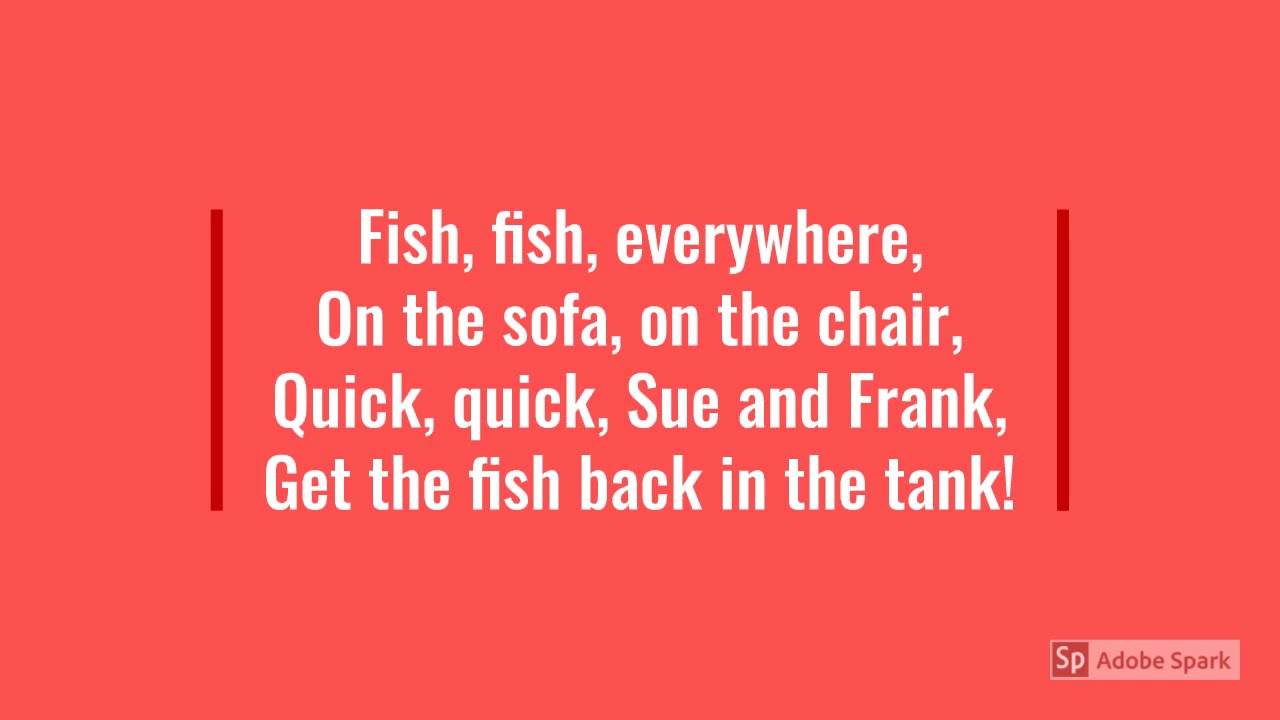 FISH EVERYWHERE-CM1-song - YouTube