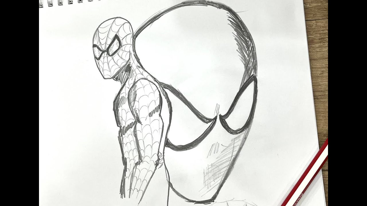 HOW TO DRAW Spiderman face STEP BY STEP | spider-man song - YouTube
