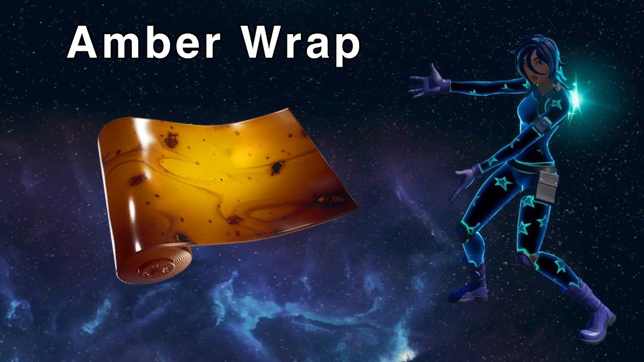 NEW - Fortnite - Amber Wrap - Showcase - YouTube