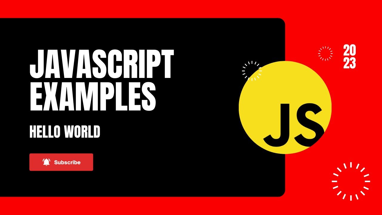 Hello World In JavaScript | Javascript Hello World Program | JavaScript ...