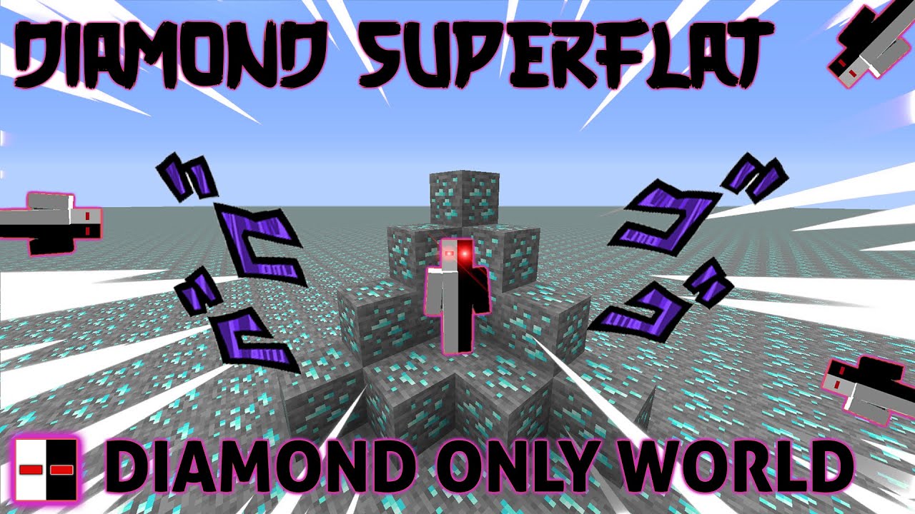 How to make a Diamond only world in Minecraft. - YouTube
