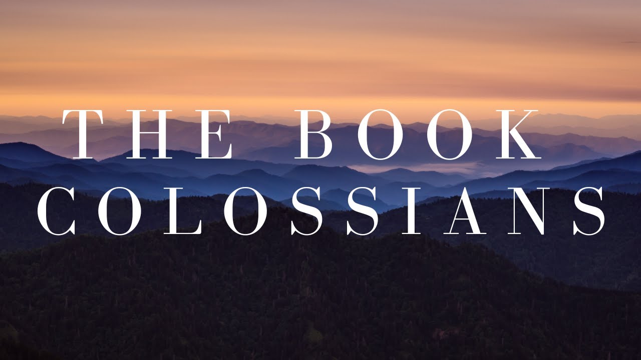 The Book Of Colossians NIV Audio Bible - YouTube