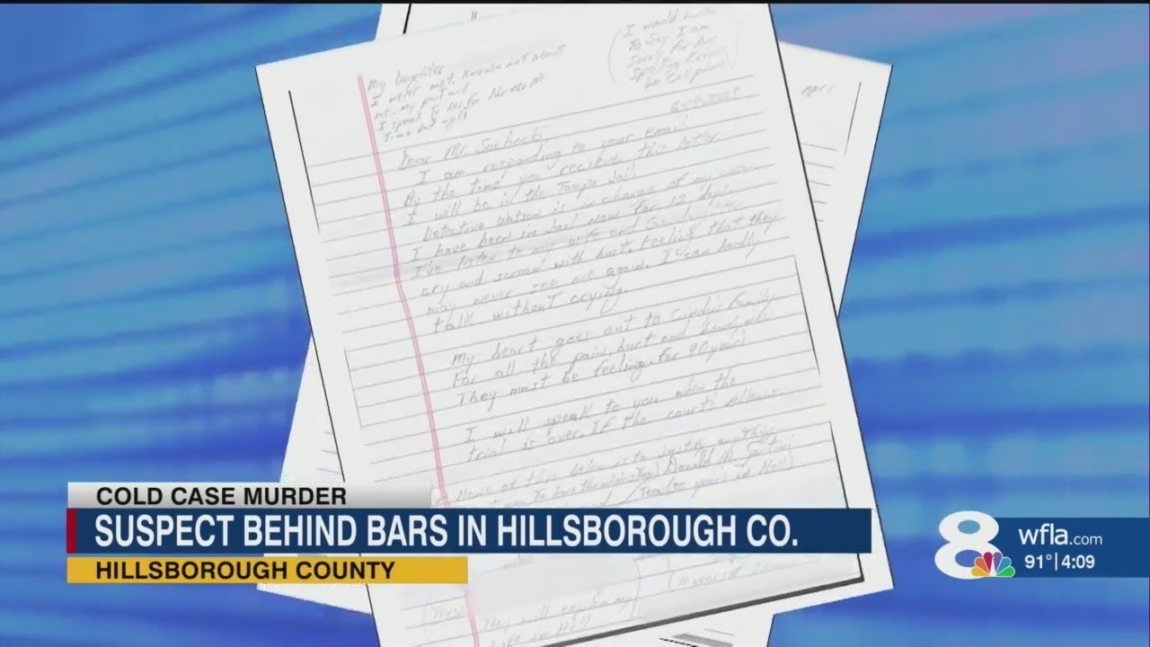 Cold case murder suspect writes letter to 8 On Your Side reporter - YouTube
