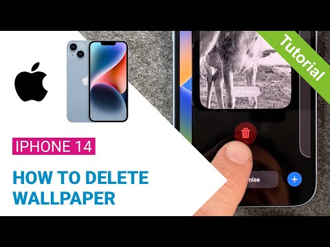 iPhone 14 - How To Delete Wallpaper •  • 📱1️⃣4️⃣ • 🎆 • 🚮 • Tutorial