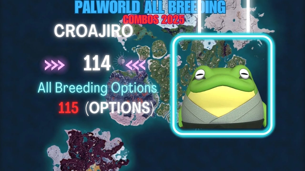 How to breed Croajiro in 2025 #114 #palworld FEYBREAK - YouTube