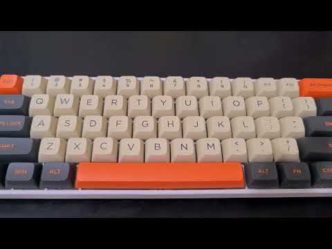 Akko Retro Carbon Keycaps