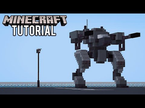 MINECRAFT : How To Build A Nova-Wolf Mech Tutorial - YouTube