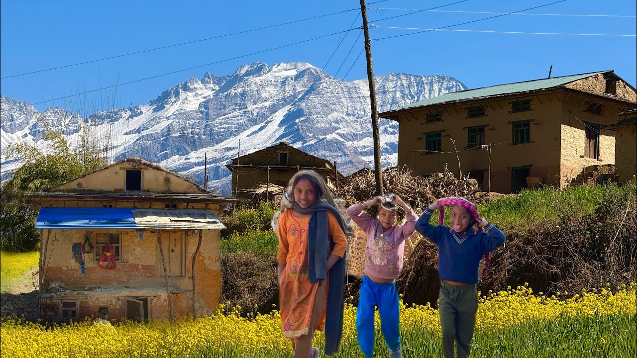 Very Beautiful and Peaceful Village || Activities In Winter Season ...