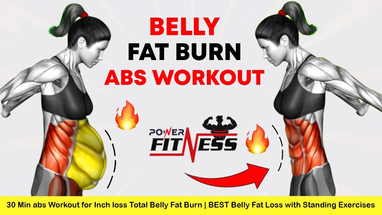 30 Min abs Workout for Inch loss 🔥Total Belly Fat Burn | BEST Belly Fat ...