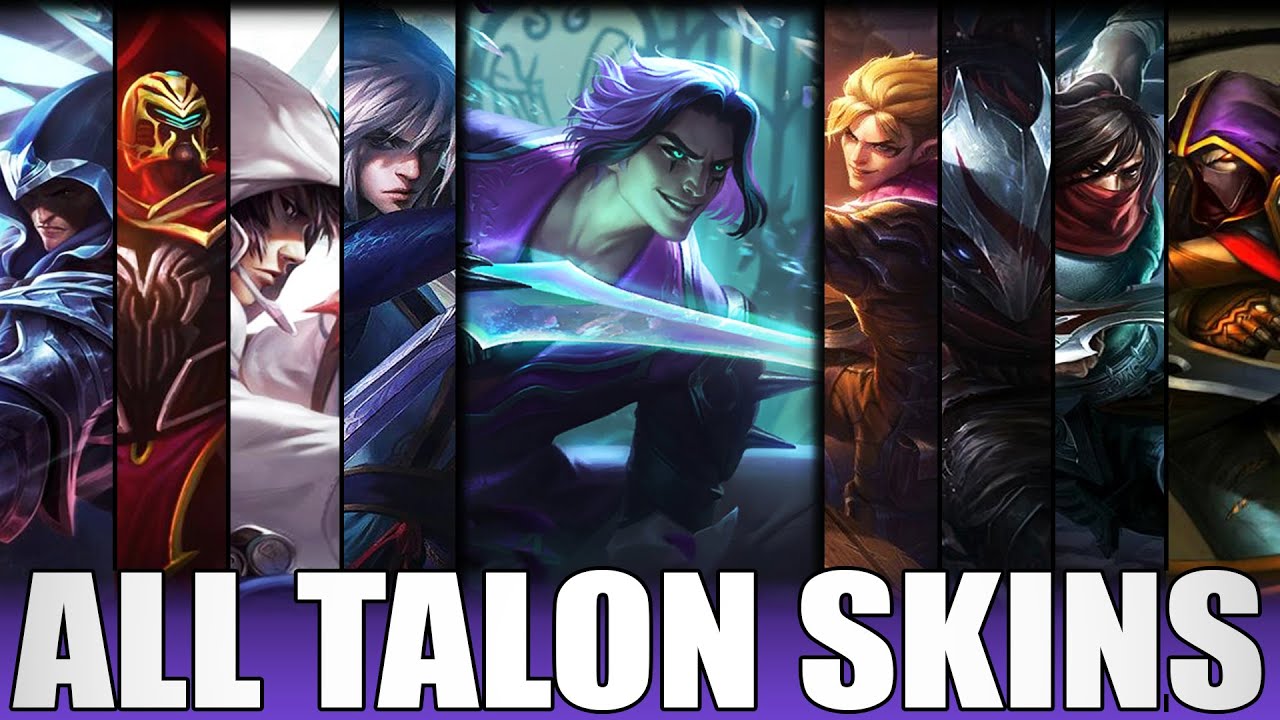 All Talon Skins Spotlight 2021 - Including Withered Rose Talon - YouTube