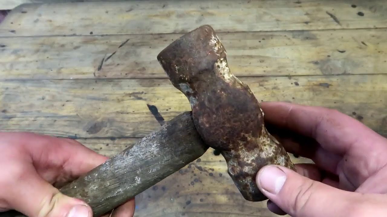 Old Rusty Hammer Restoration - YouTube