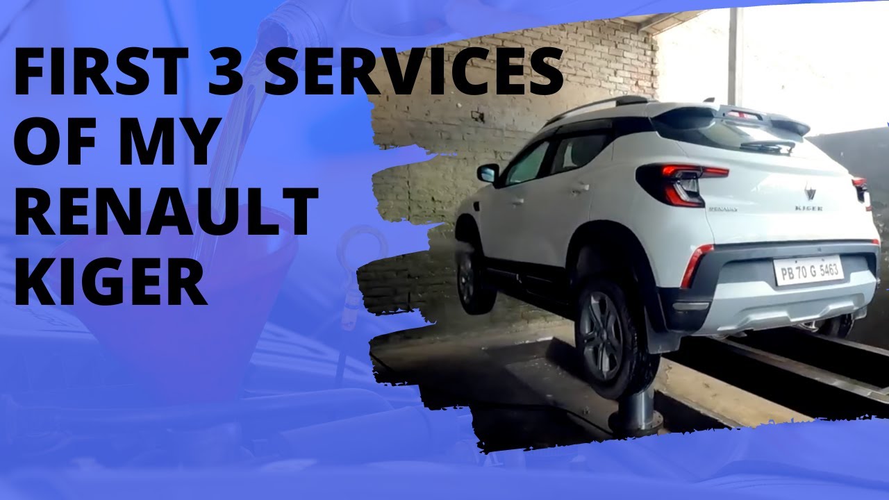 Renault Kiger's First 3 Services Done : What the cost has been - YouTube