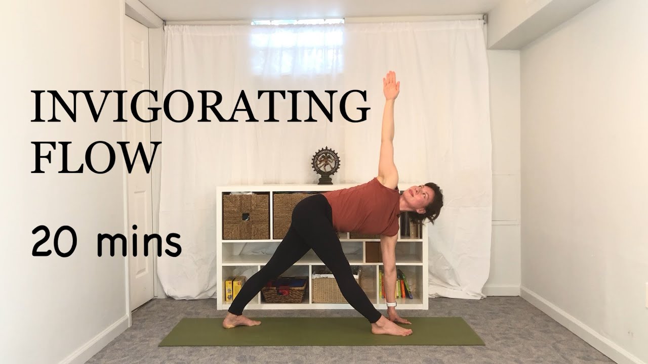 Invigorating yoga flow - YouTube