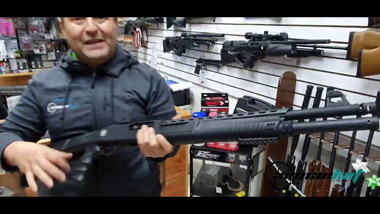 Escopeta Huglu Atrox Tactical Plus - YouTube