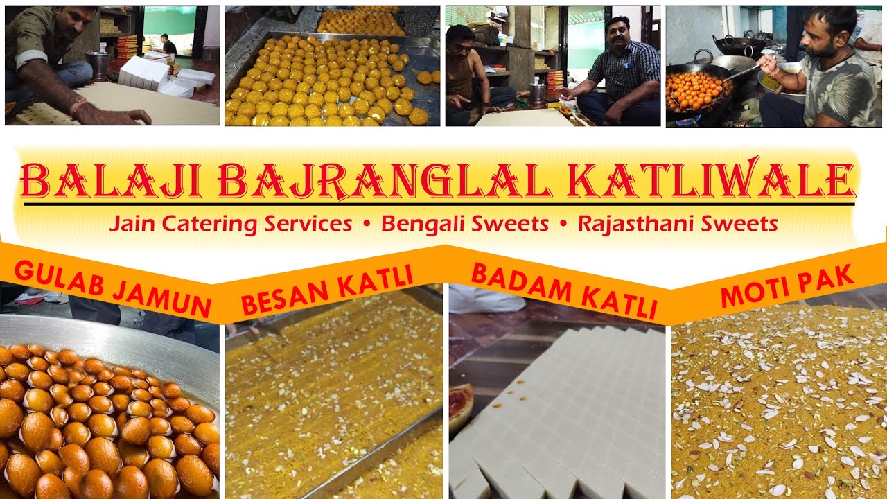 Making 100% pure Ghee sweets - Balaji Bajranglal Katliwale | Full Video ...