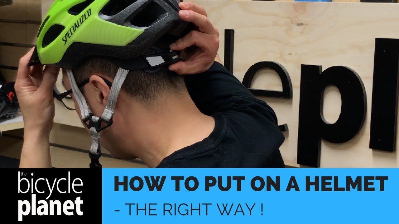 How to put on a helmet... Seriously. - YouTube