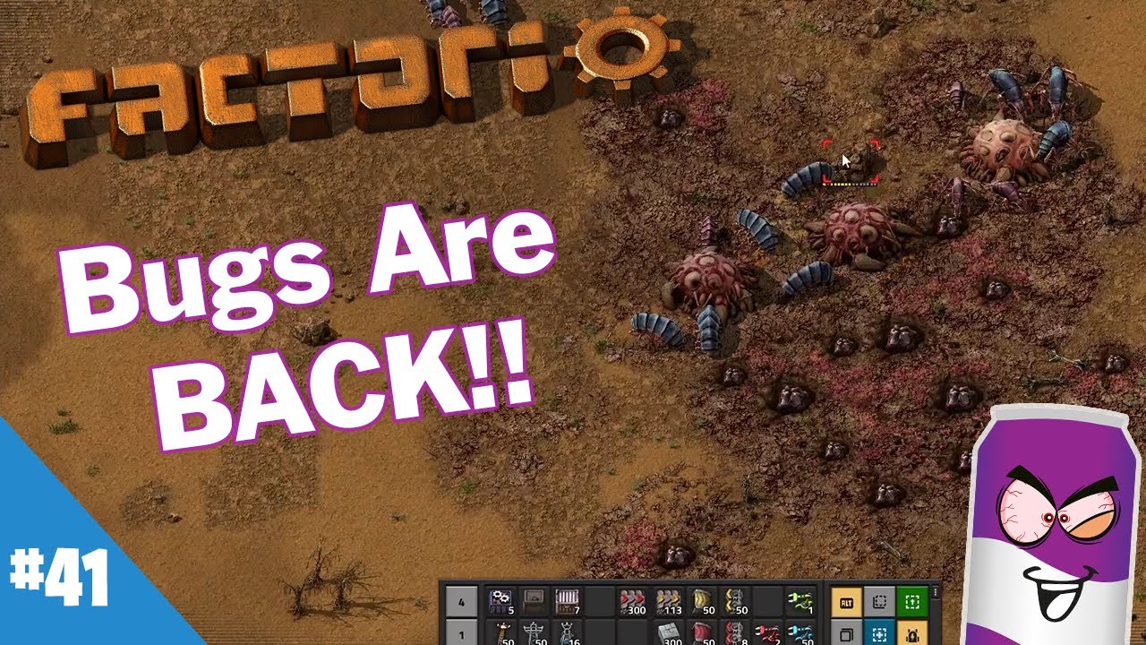 My Map Has Worms | Lets Play | Factorio | S1E41 - YouTube
