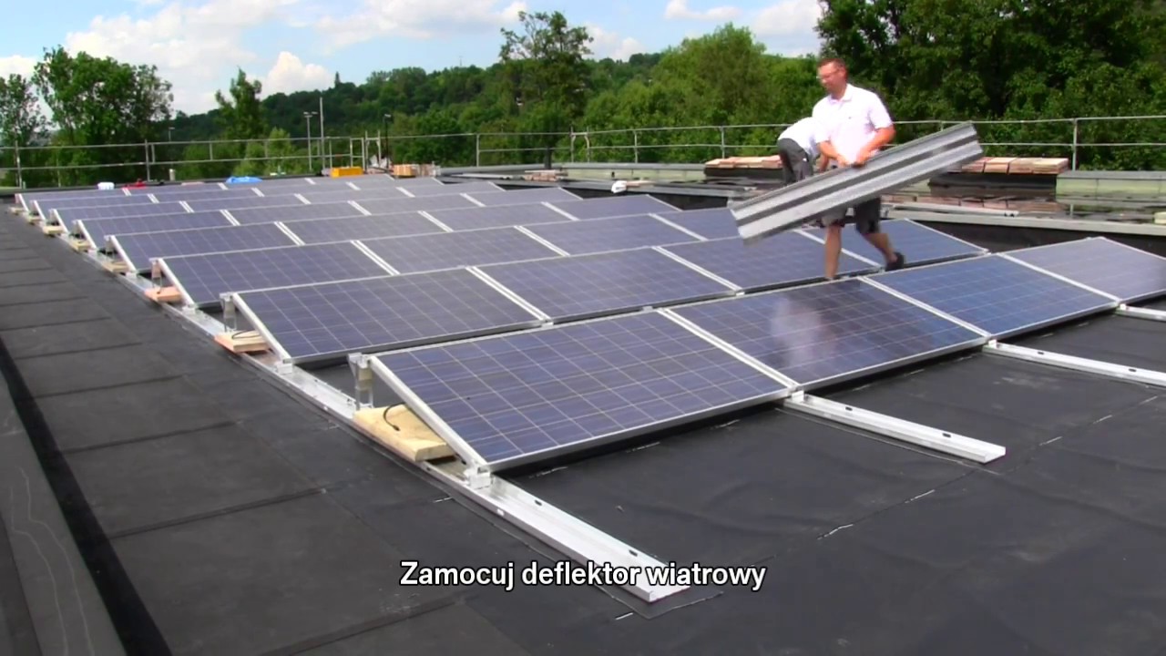 Konstrukcja balastowa na dach płaski – południe (PL) | Ballast ...