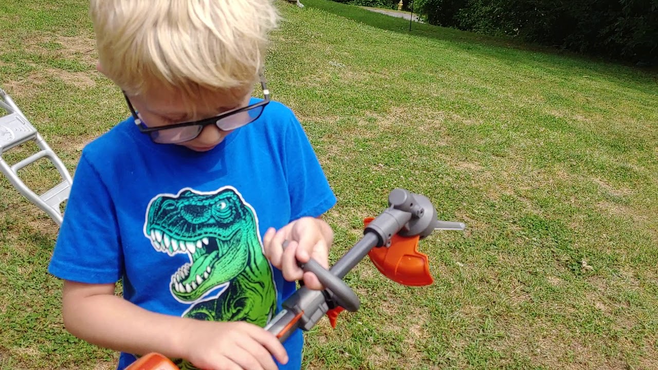 Lawn mower troubles! Spoiler: Cody saves the day 😆 - YouTube