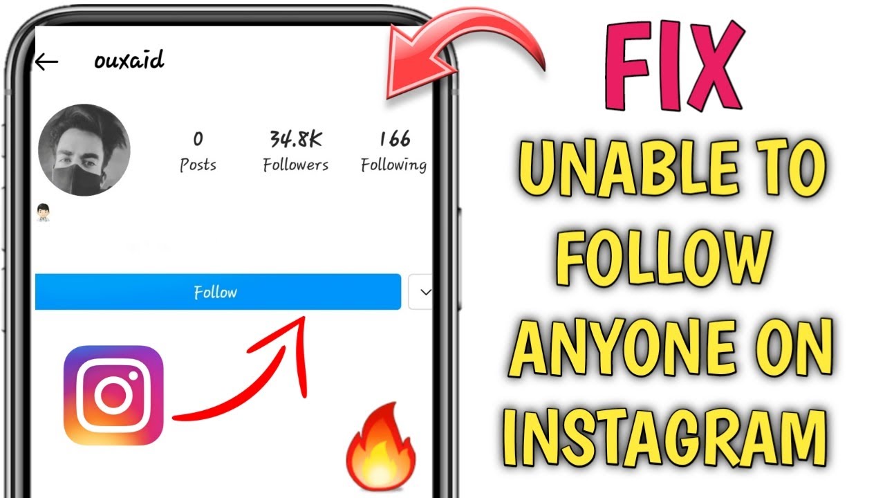 UNABLE TO FOLLOW ANYONE ON INSTAGRAM PROBLEM FIX /FIX INSTAGRAM FOLLOW ...