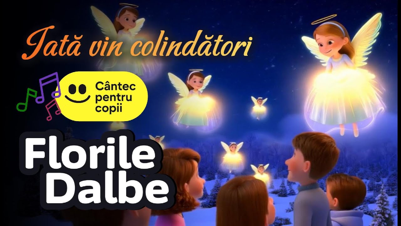 Iată vin colindători - Florile Dalbe | Colind tradițional pentru copii ...
