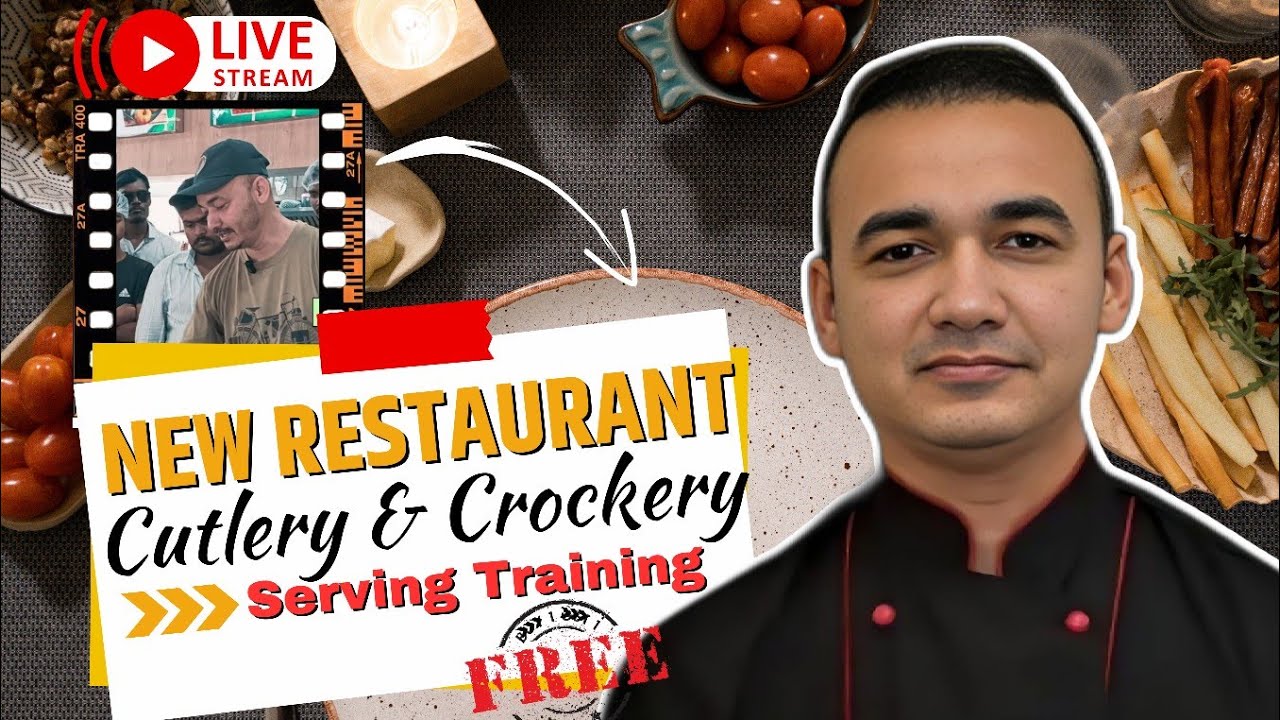 Hotel Restaurant Cutlery & Crockery Food Serving Training | Udipi ...