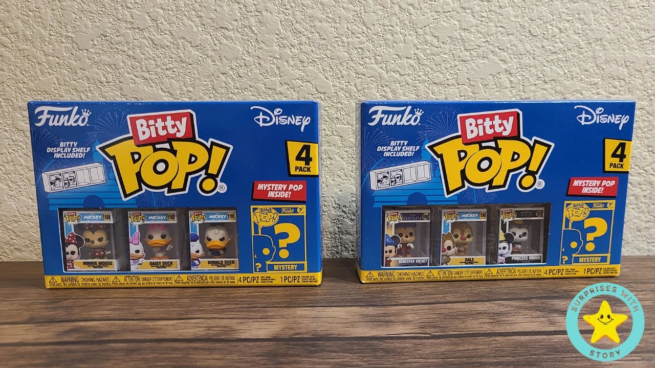 Unboxing Mini Disney Funko Bitty Pops with Mystery Characters - YouTube