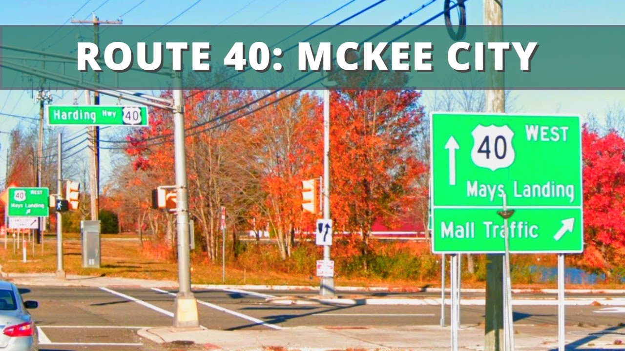 (4) US Route 40: The HISTORY of US-40 | Harding Hwy. (W) - YouTube