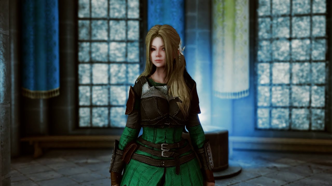 SKYRIM OUTFIT I Sellsword Armor 3BA-BHUNP-UBE-CBBE-UNP - YouTube