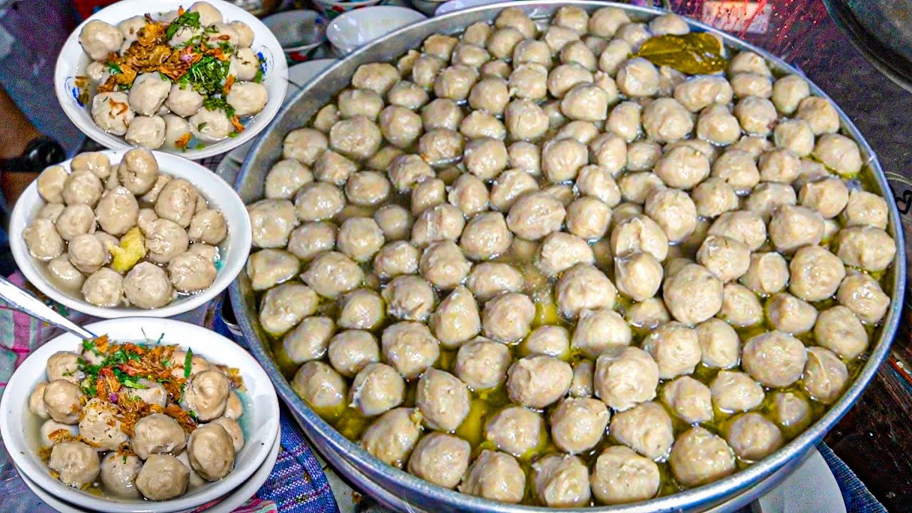 NGASIH PENTOLNYA NGAWUR ASAL MUAT DI MANGKOK! 60KG ADONAN BAKSO SAPI ...