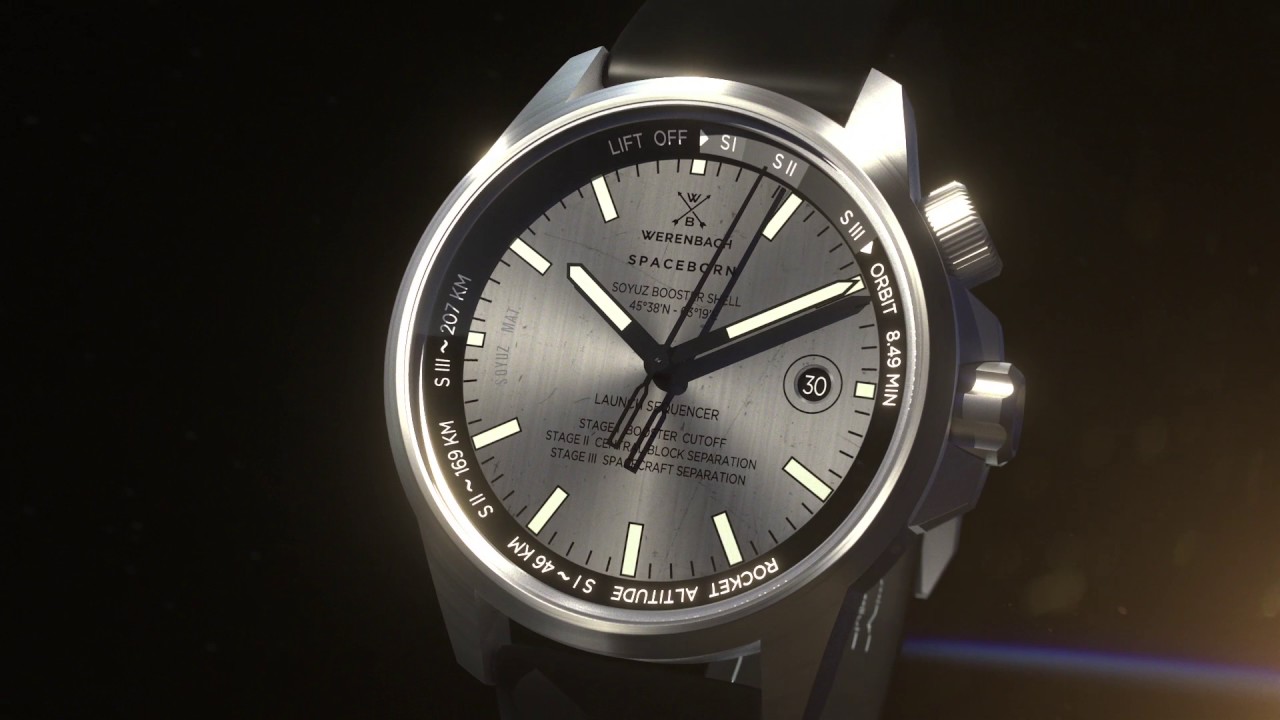 Rocket watch for space enthusiasts by Werenbach - YouTube