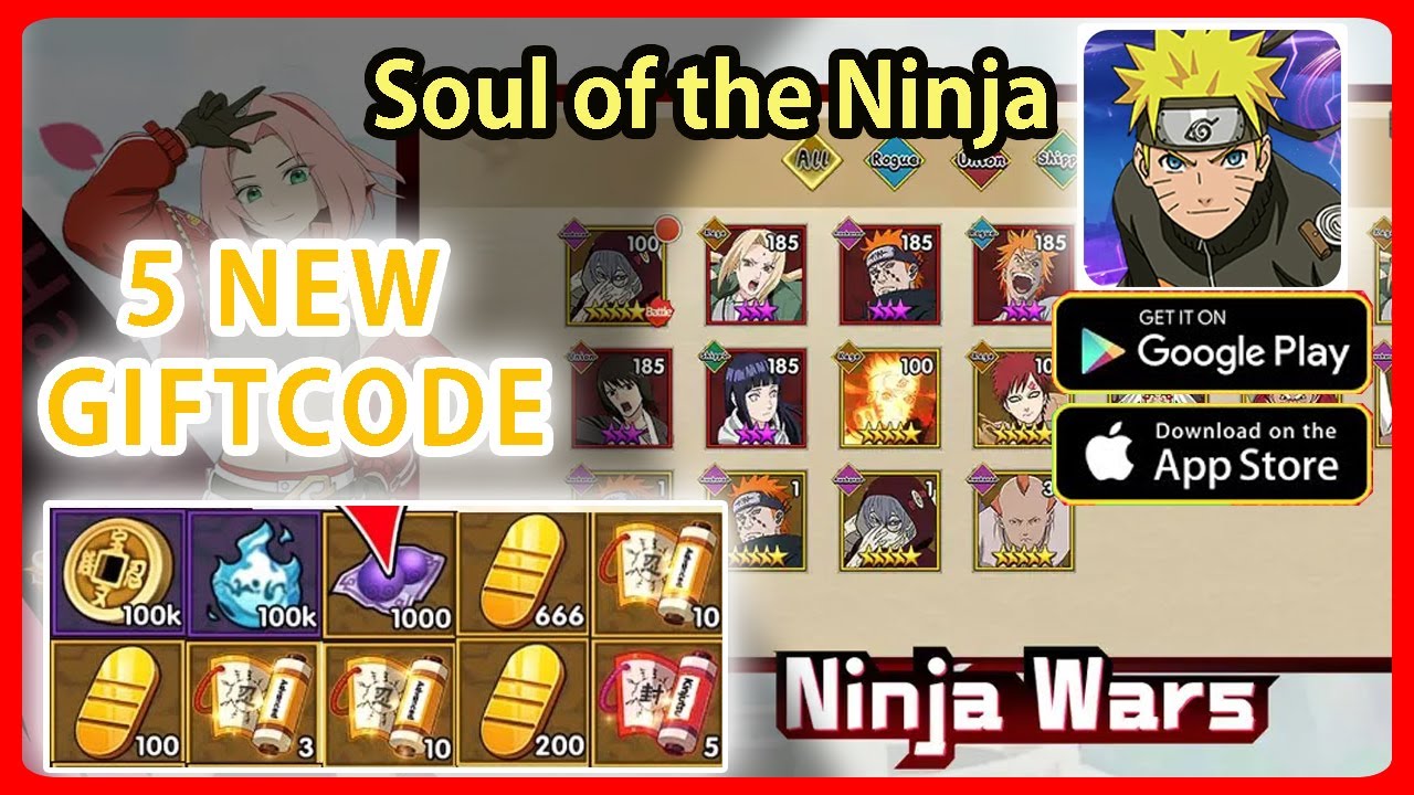 How to redeem code Soul of the Ninja & All 5 Giftcodes - YouTube