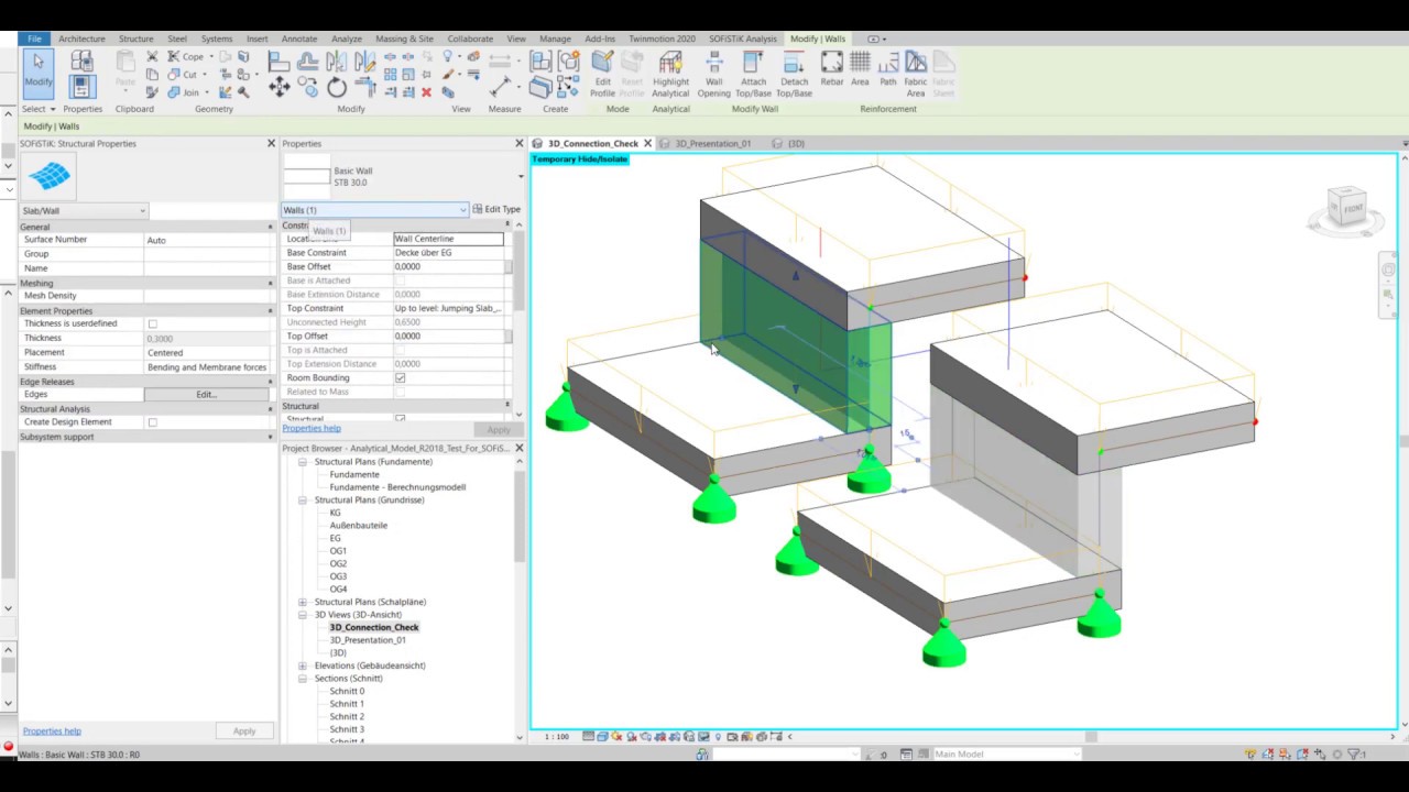 Jumping Slab Structure Modeling - YouTube