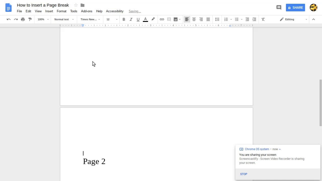 How To Insert A Page Break YouTube how-to-insert-a-page-break-youtube