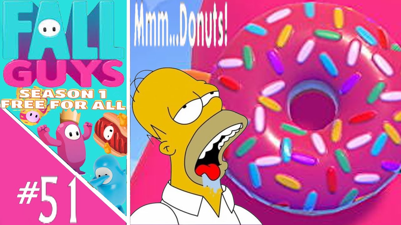 Fall Guys Season 1 - Day 51: Donut Shaped Backpacks With Some Survival ...