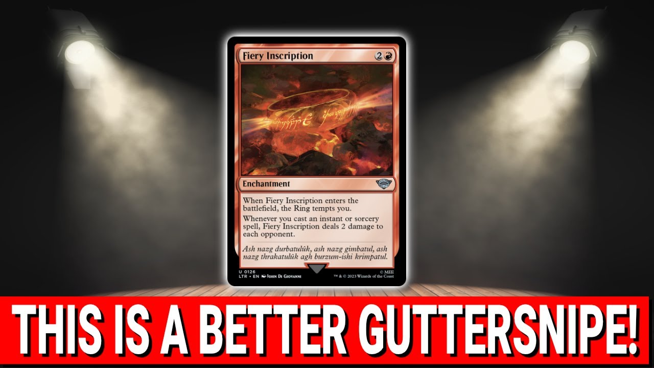 Card Spotlight: Fiery Inscription - YouTube