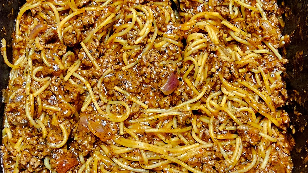 Spaghetti in the Ninja Speedi using ground beef in 18min - YouTube