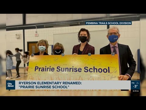 Ryerson School in Winnipeg renamed - YouTube