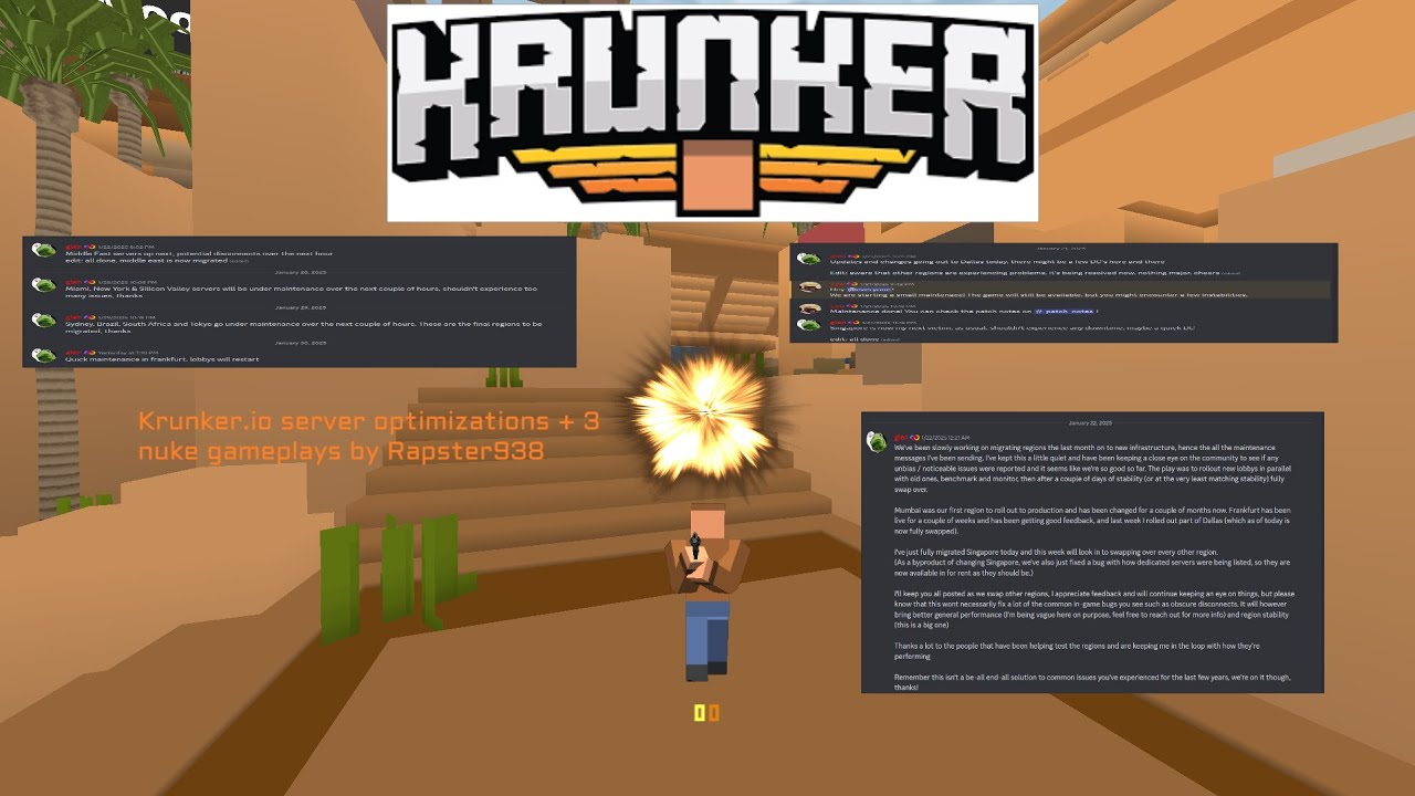 Krunker.io server fixes + 3 nuke gameplay by Rapster938 - YouTube