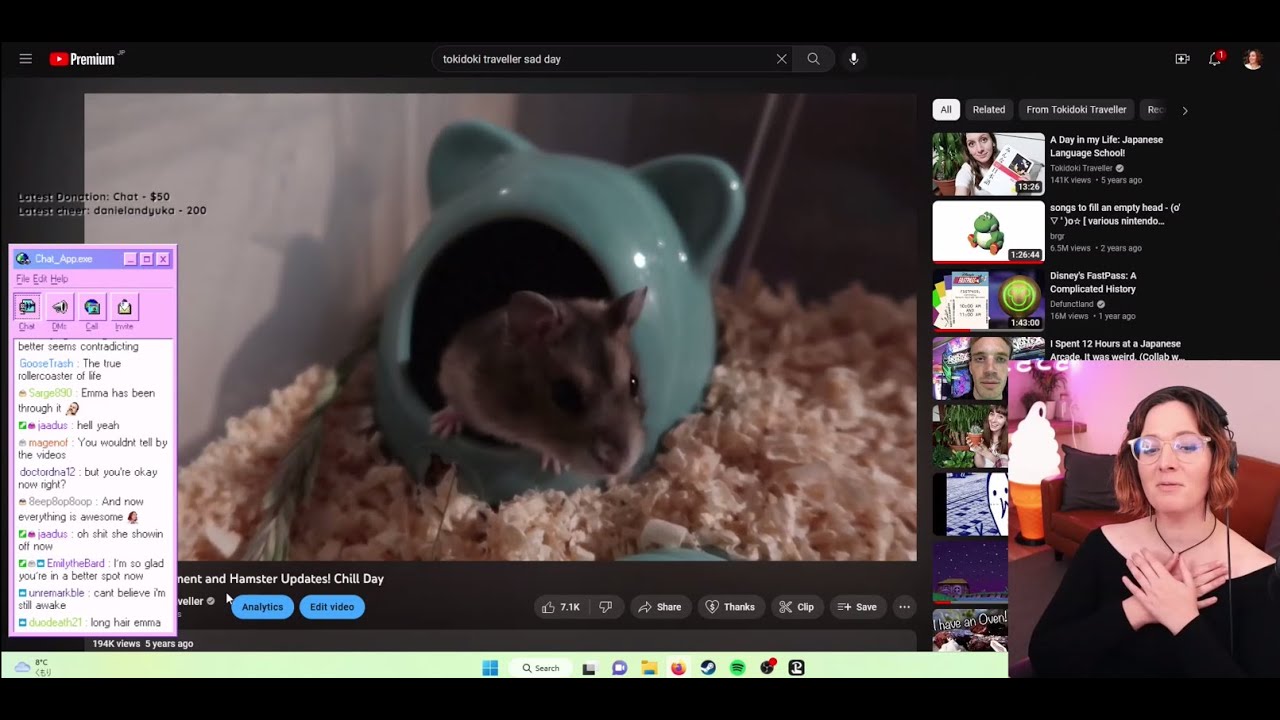 Emma reacts to her own youtube videos - YouTube