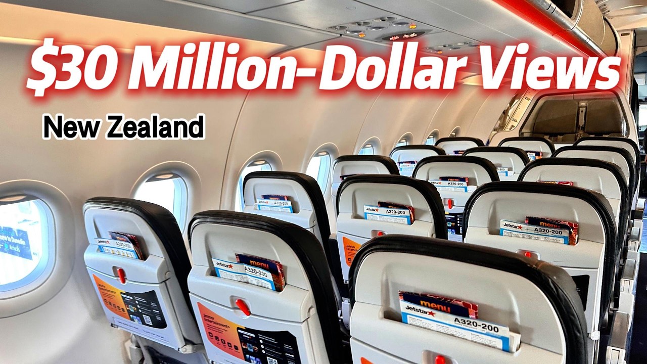 World-Class Views Got | FLIGHT REVIEW Auckland to Dunedin | Jet Star ...