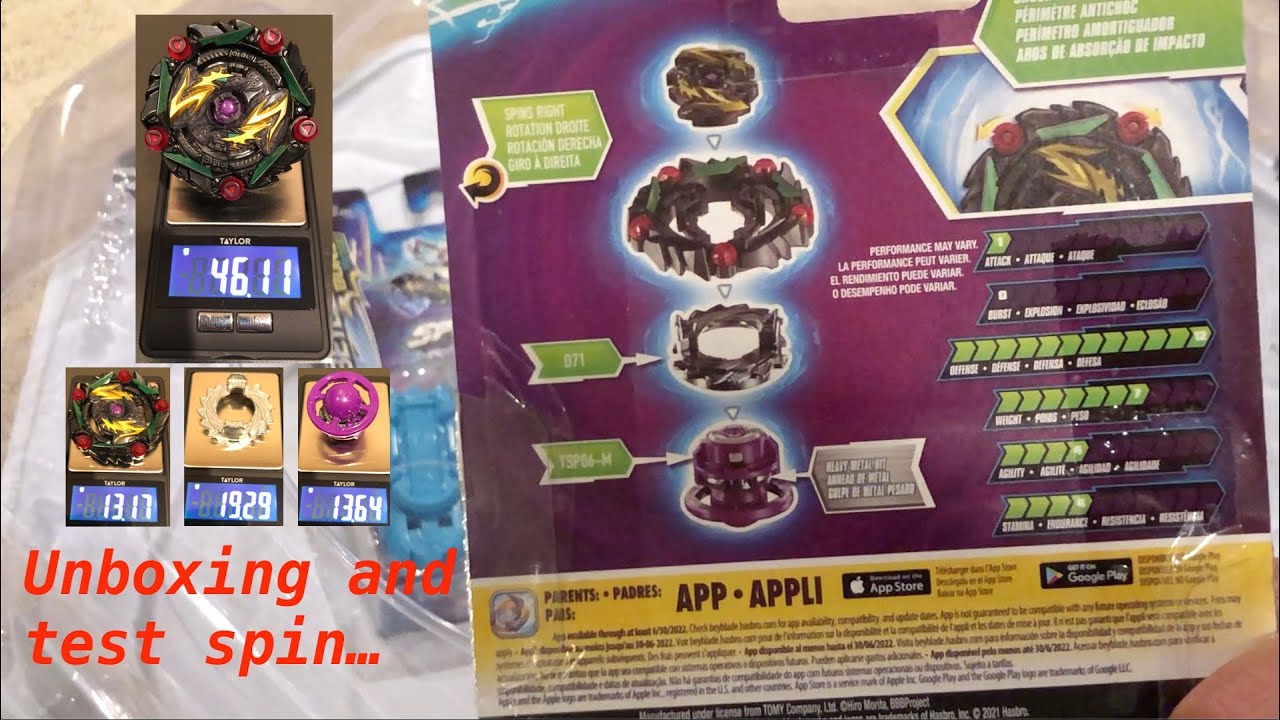 Hasbro Beyblade Burst Surge - Speed Storm - Curse Satomb S6 Unboxing ...