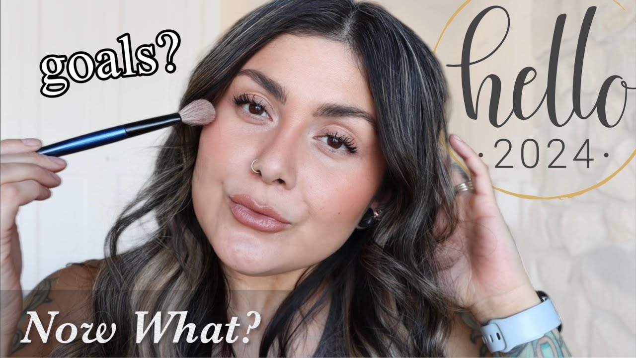 NEW YEAR No New Makeup | 2024 is here now what? Full face is nothing ...